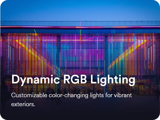 Innovative facade lighting In Dubai